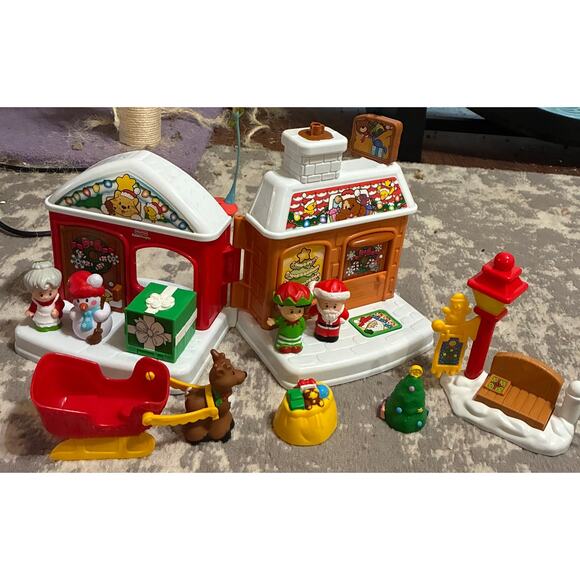 Fisher-Price | Toys | Fisherprice Little People Santas Delivery Set 999 ...